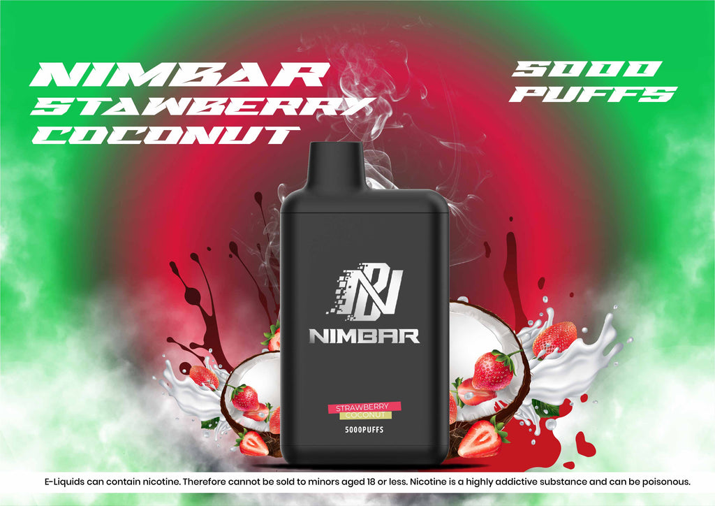 Nimbar 5000 Puffs Disposable Pod Device | 3.5% Nic Salt – The Vape Studio