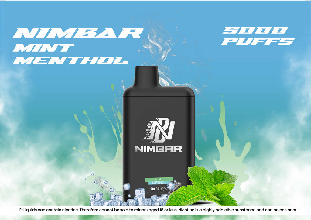 Nimbar 5000 Puffs Disposable Pod Device | 3.5% Nic Salt – The Vape Studio
