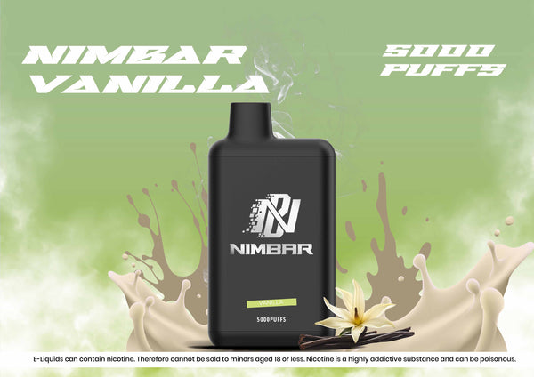 Nimbar 5000 Puffs Disposable Pod Device | 3.5% Nic Salt – The Vape Studio