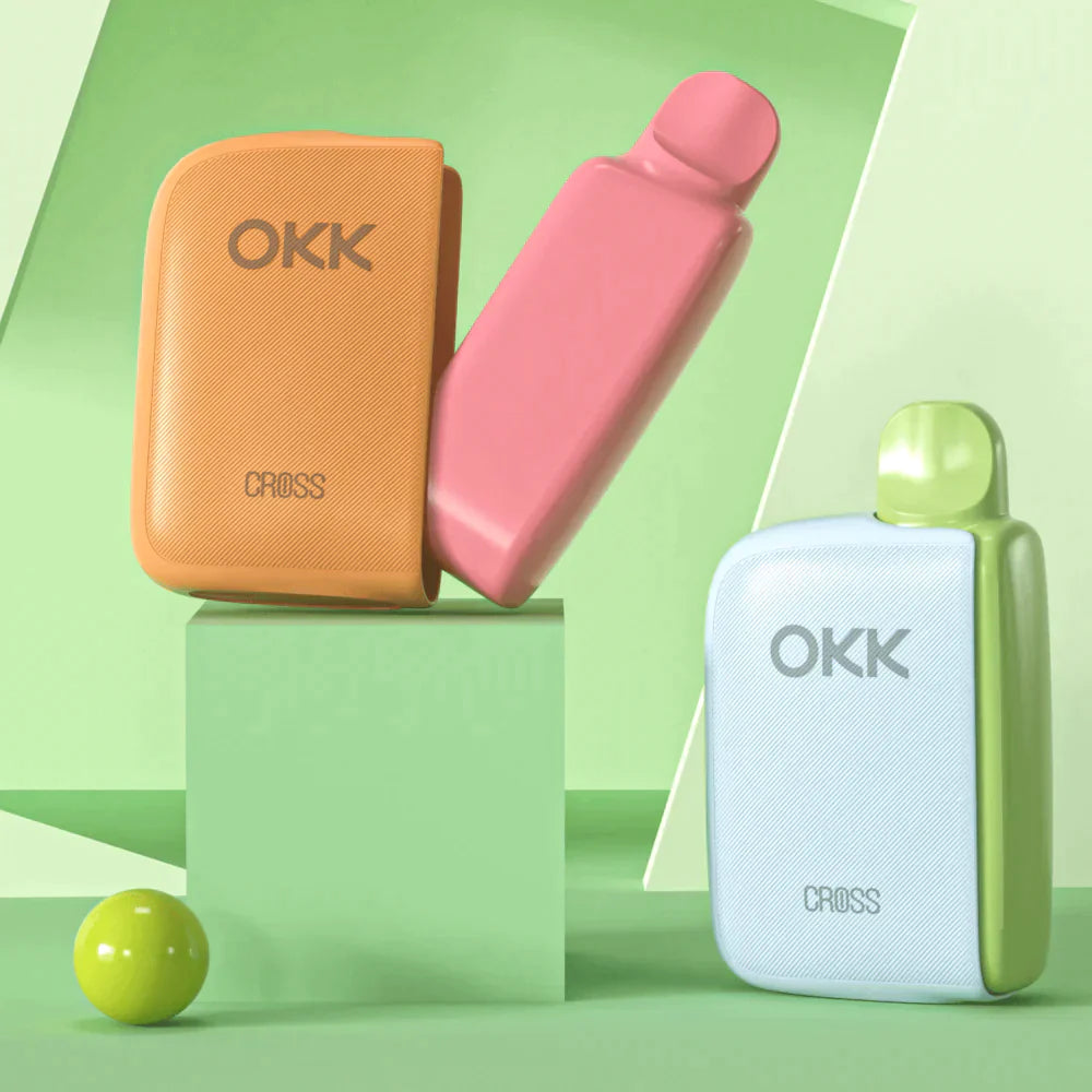 OKK Cross | Pre filled 5000 Puff | 30mg Flavour Pods – The Vape Studio