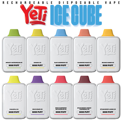 Yeti Ice Cube 6000 puff | 2% Nic Salt – The Vape Studio