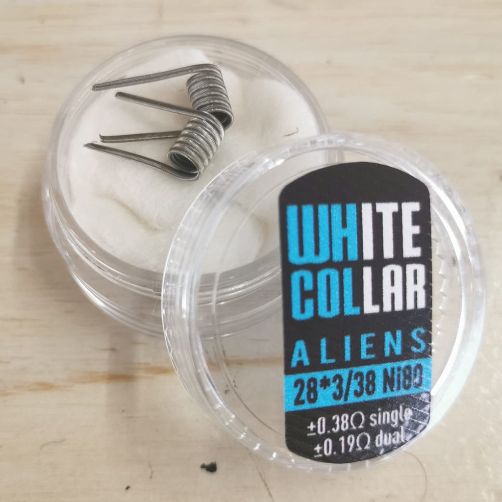 White Collar Handmade Ni80 Coils - 1 Set – The Vape Studio